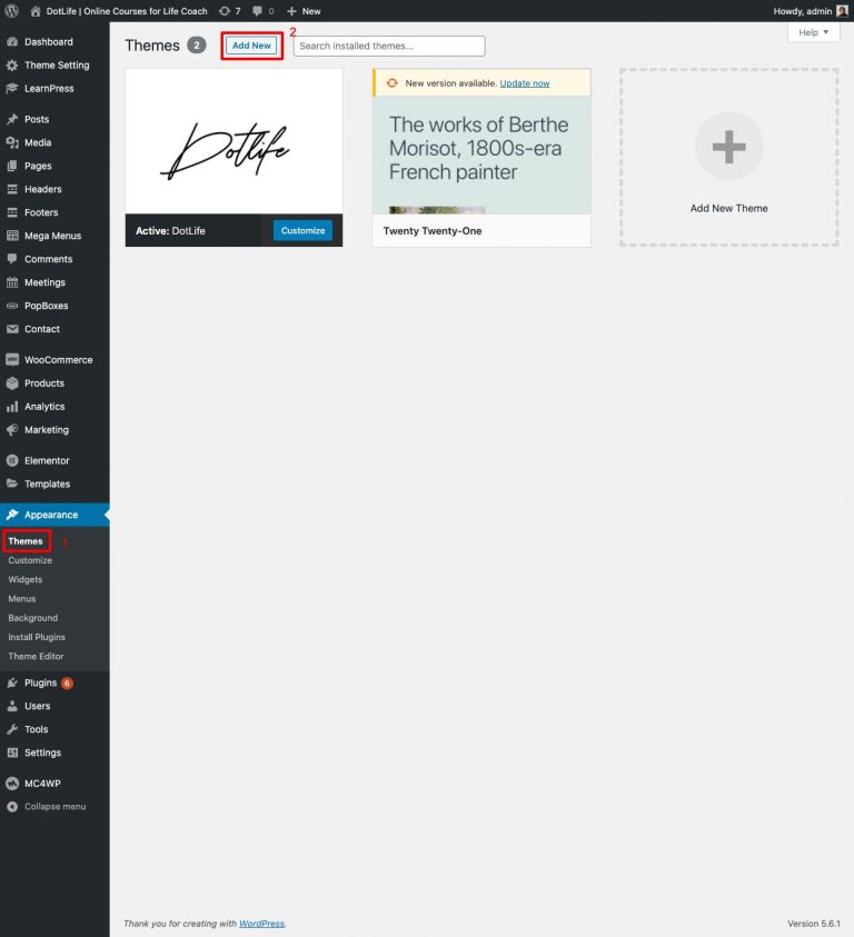 Installation – ThemeGoods Documentations