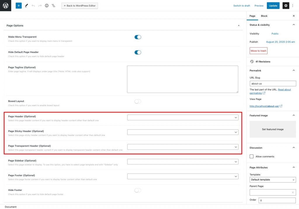 Setting up header & navigation menu using Elementor – ThemeGoods ...
