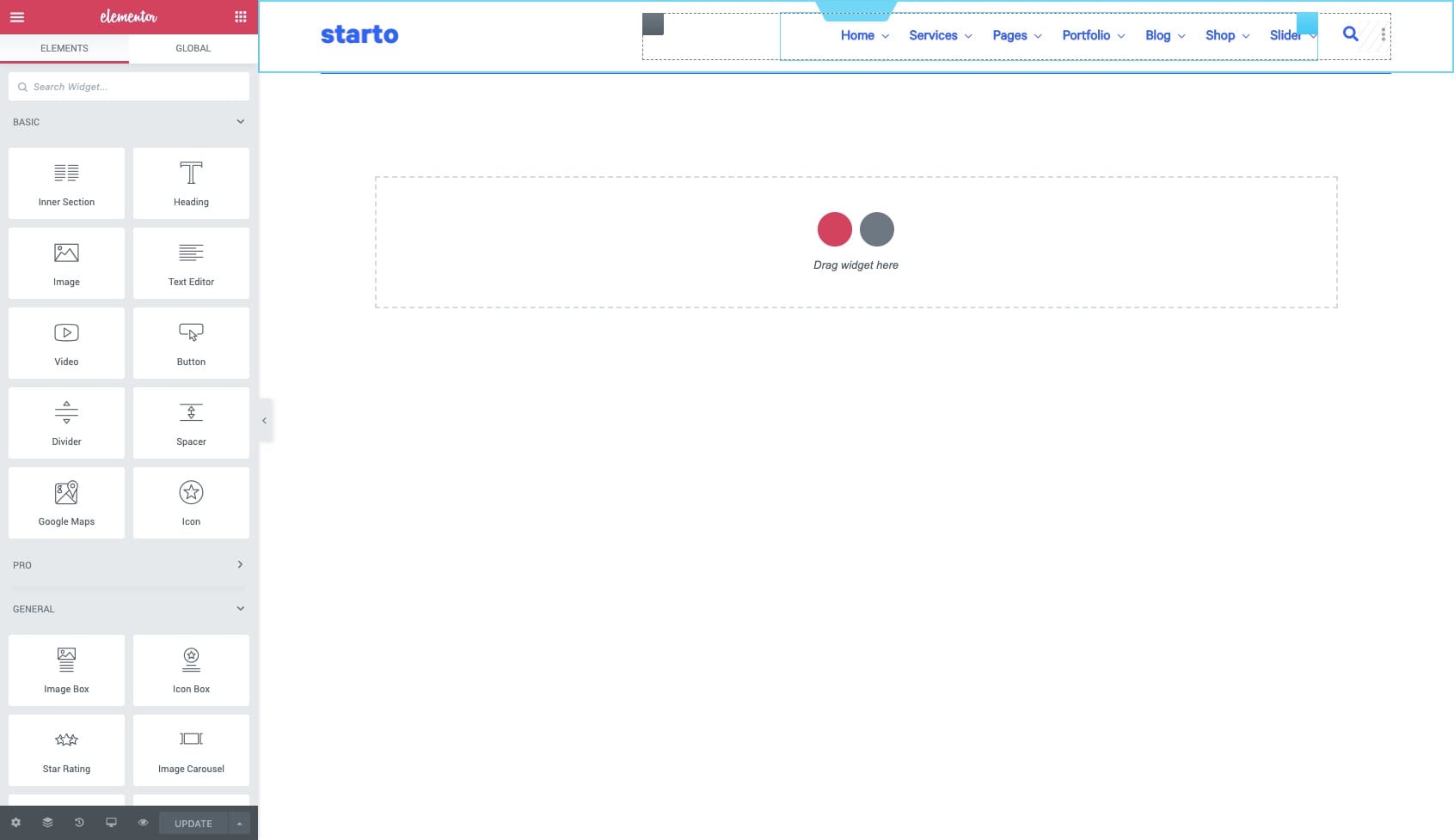 Setting Up Header And Navigation Menu Using Elementor Themegoods Documentations
