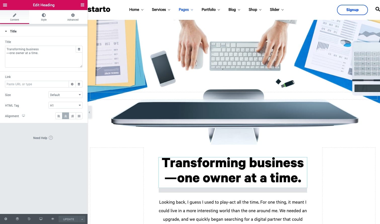 Elementor Page Builder – ThemeGoods Documentations