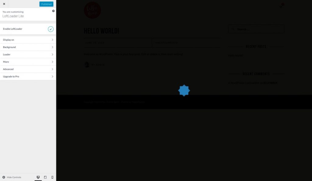 How to customise page loading indicator – ThemeGoods Documentations