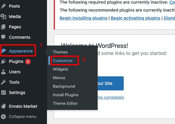 Setting up header & navigation menu using Elementor – Themes Documentations