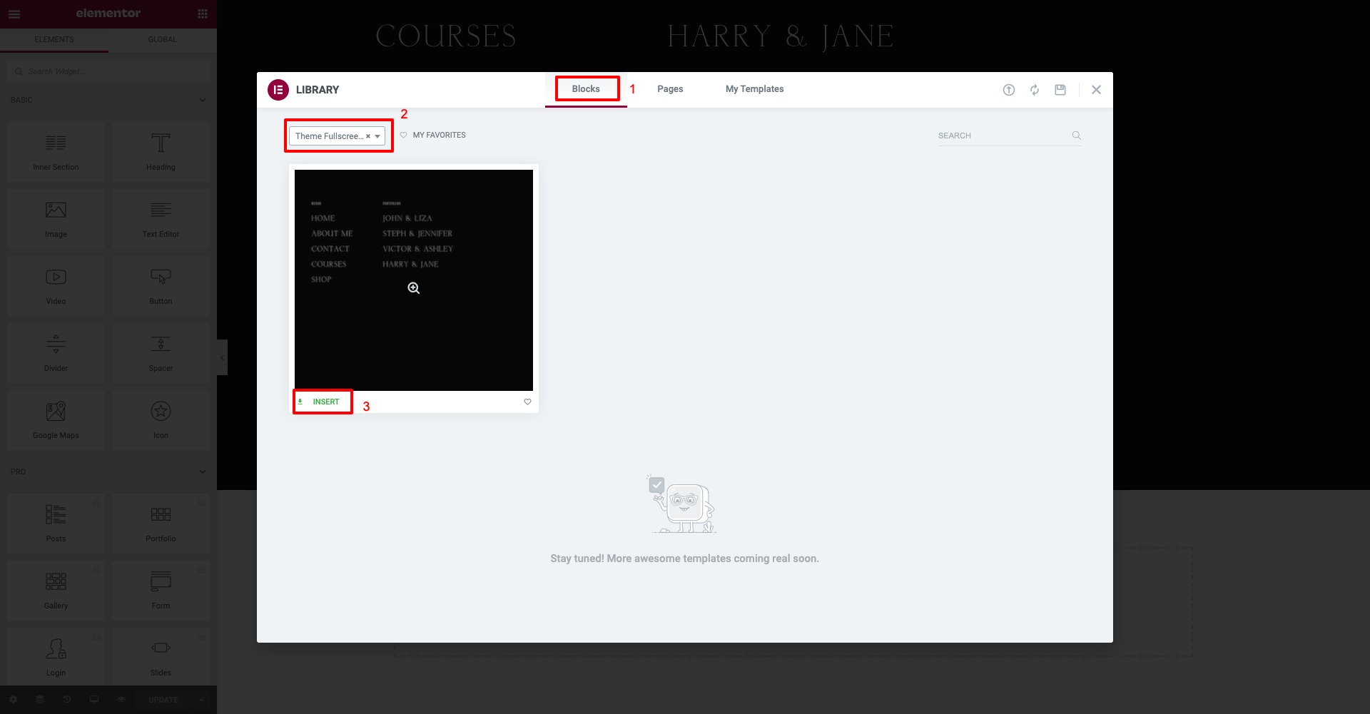 Creating Fullscreen menu using Elementor – ThemeGoods Documentations