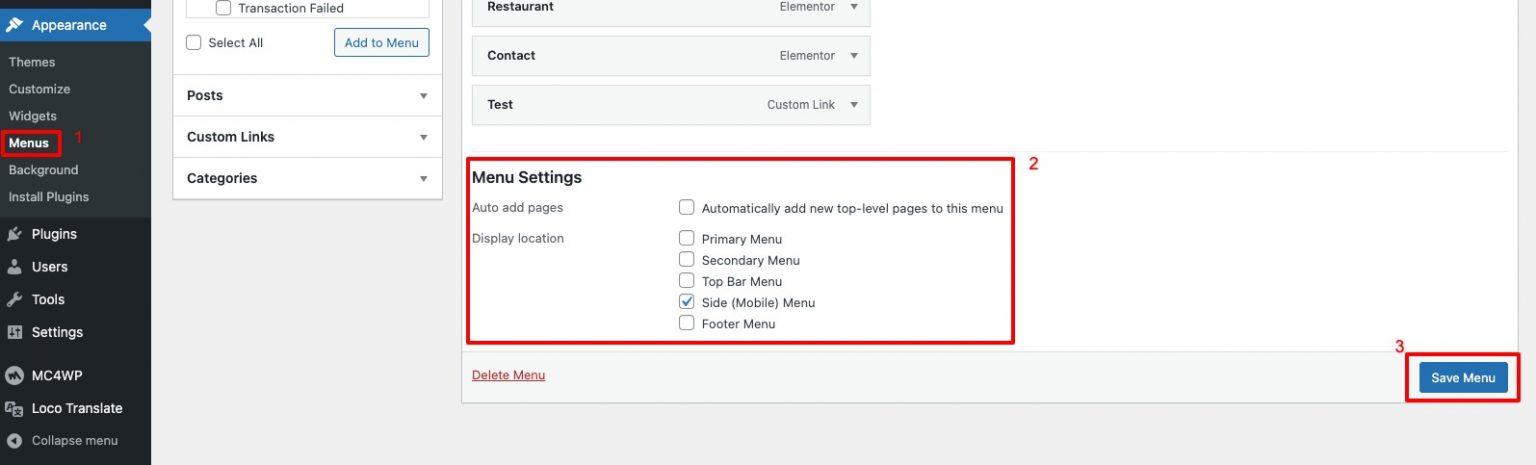 Setting up header & navigation menu using “General Menu Layout ...