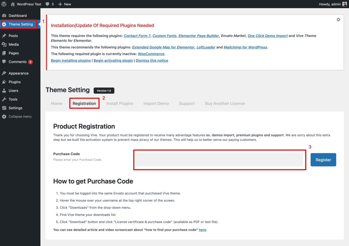 Register Your Purchase – ThemeGoods Documentations