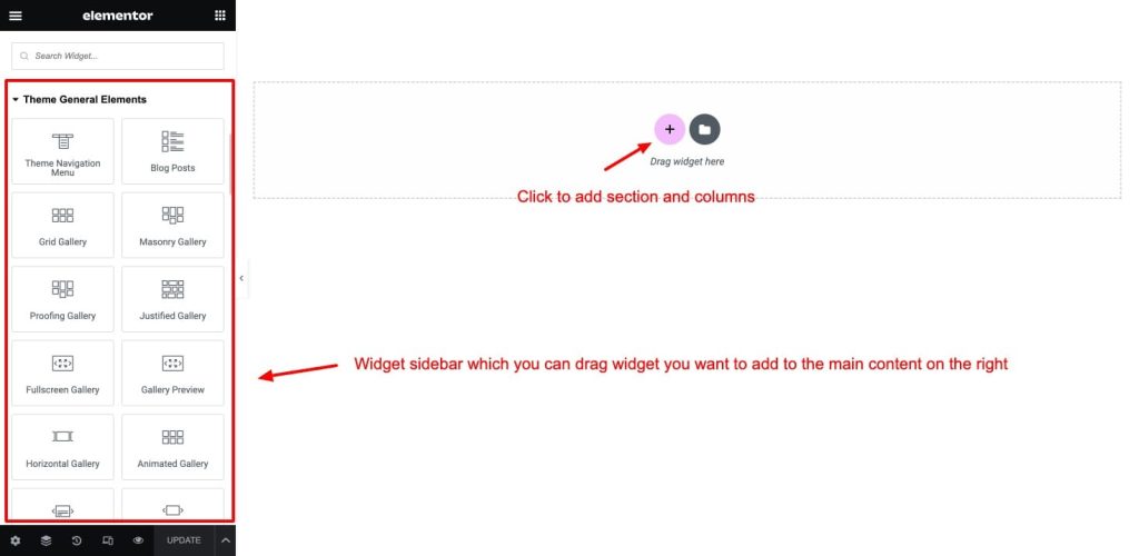 Create a Page using Elementor – ThemeGoods Documentations