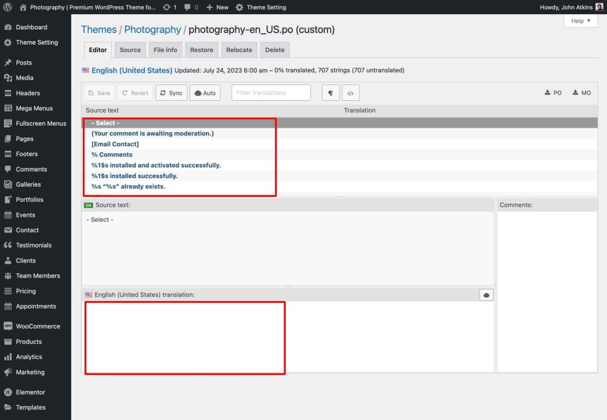 How to Use Loco Translate Plugin for Theme Translation – ThemeGoods Documentations