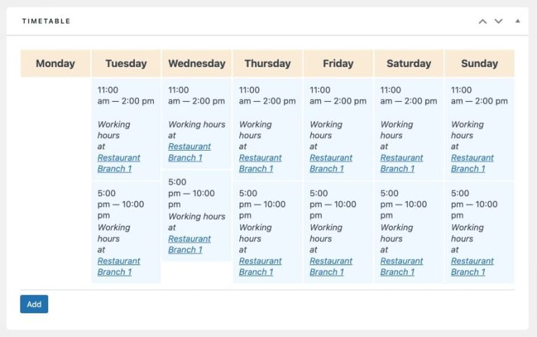 How to create schedules – ThemeGoods Documentations